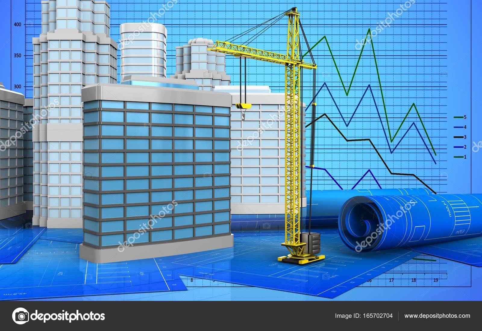 Illustration of generic building — Stock Photo © mmaxer #165702704