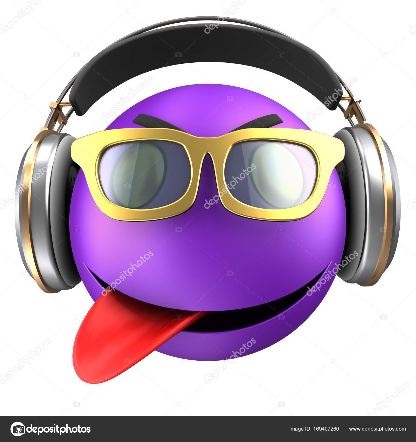 Violet emoticon smile Stock Illustration by ©mmaxer #169407260