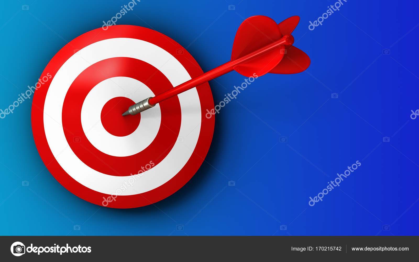 Illustration of target over background Stock Photo by ©mmaxer 170215742