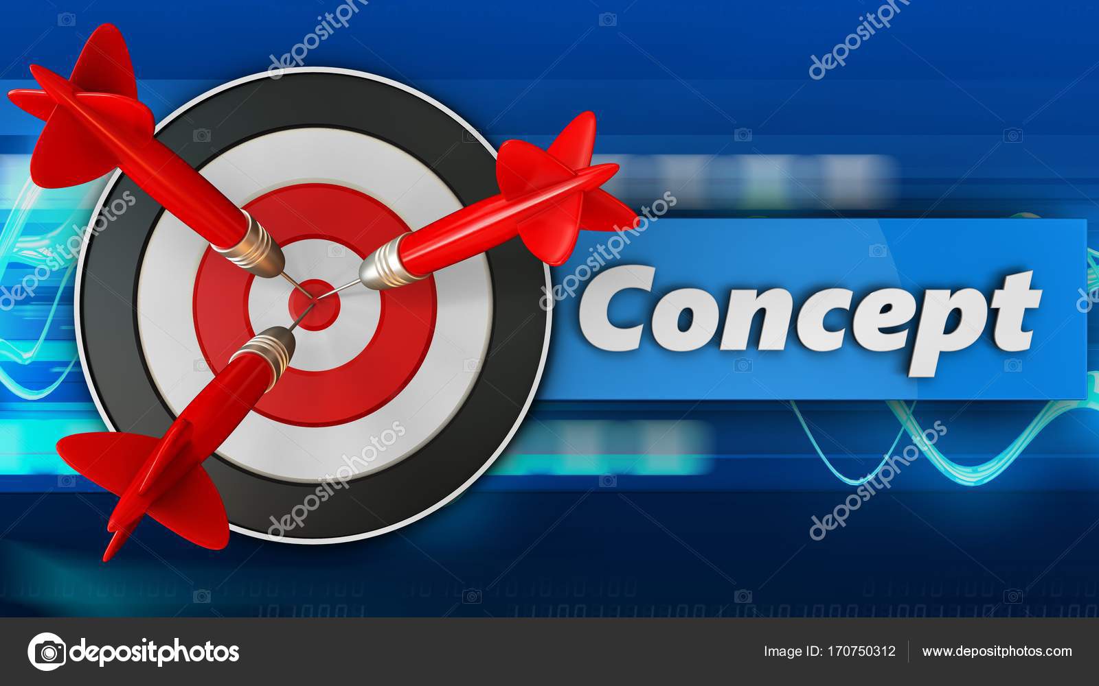 Illustration of target over background Stock Illustration by ©mmaxer ...