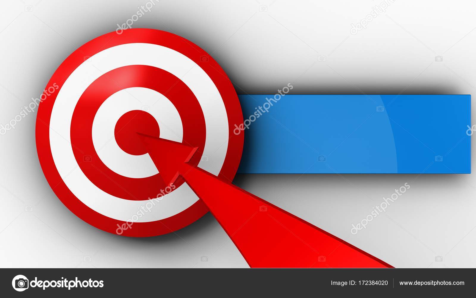 Illustration of target over background — Stock Photo © mmaxer #172384020