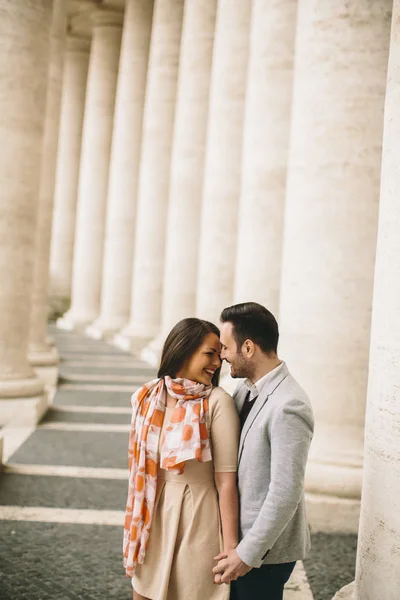 Happy couple in Rome - Stock Image - Everypixel