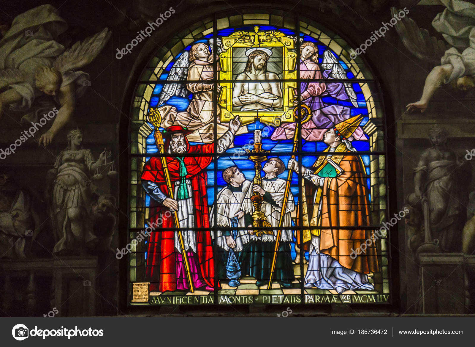 Romanesque Cathedrals Stained Glass