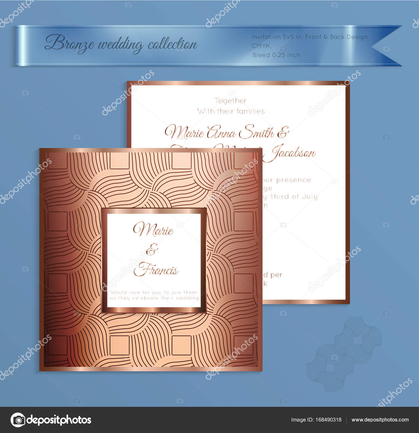 Luxury shiny wedding invitation template Stock Vector Image by ©Zebra ...