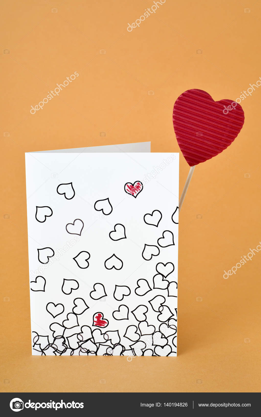 Hearts in a postcard Stock Photo by ©nito103 140194826