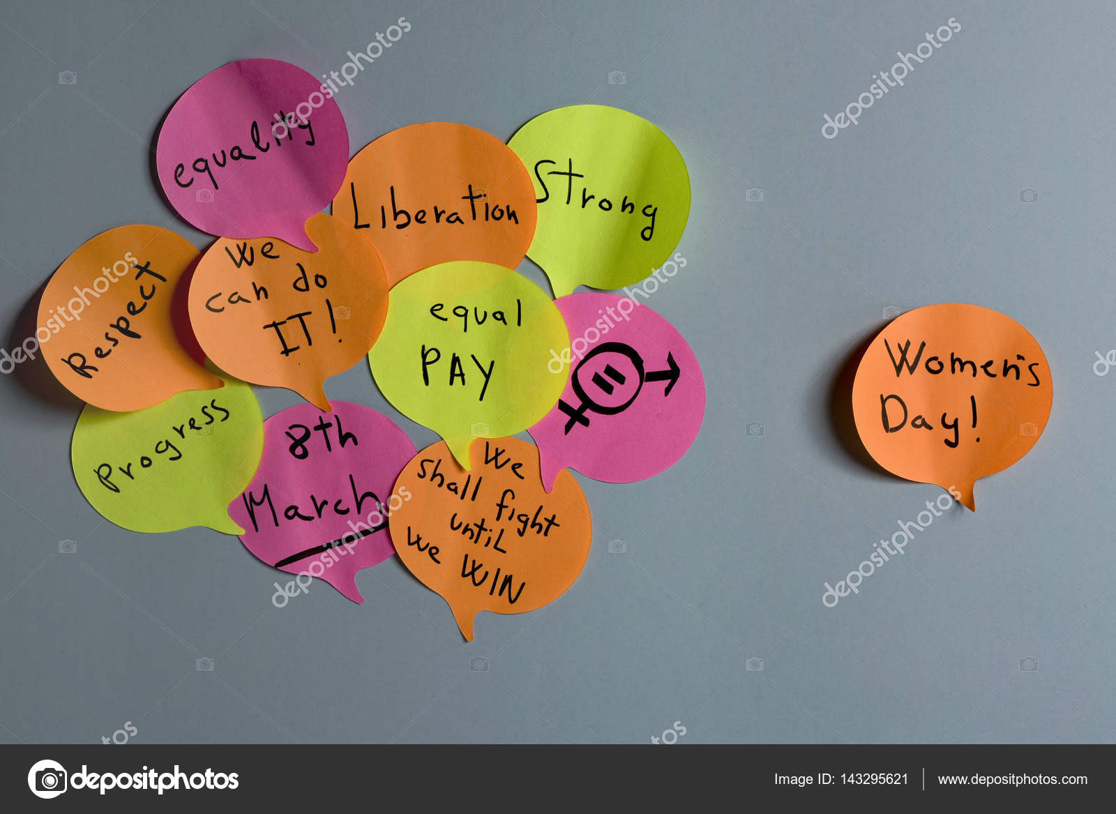 Womens day and gender equality concepts — Stock Photo © nito103 #143295621