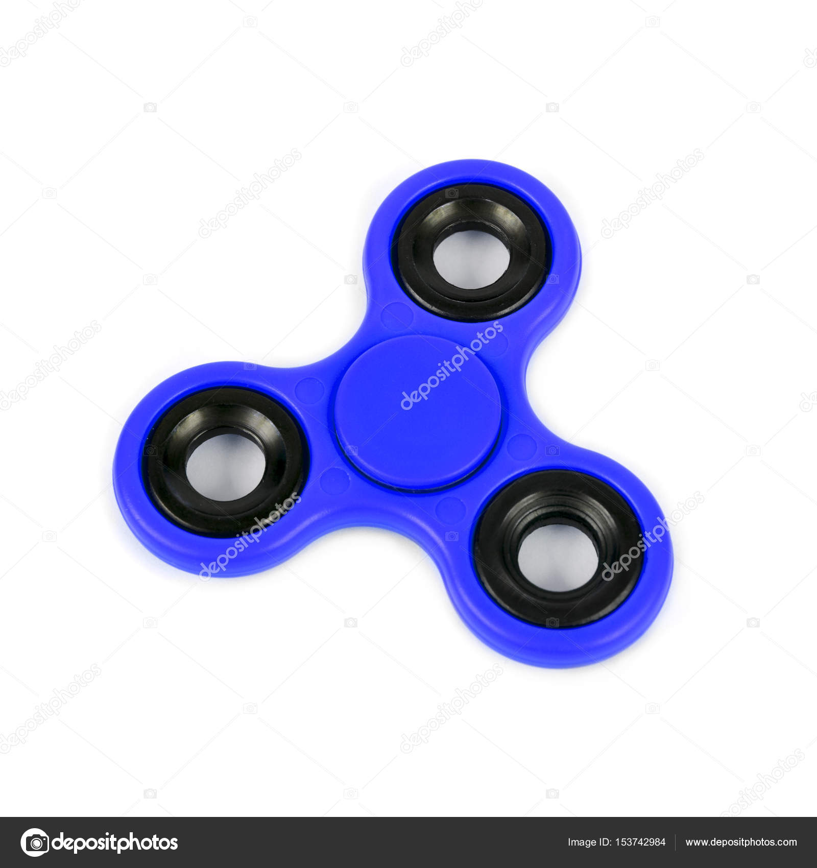 Blue fidget spinner Stock Photo by ©nito103 153742984