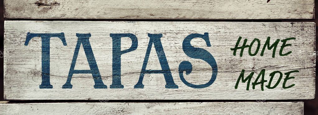 Tapas sign Stock Photos, Royalty Free Tapas sign Images | Depositphotos®
