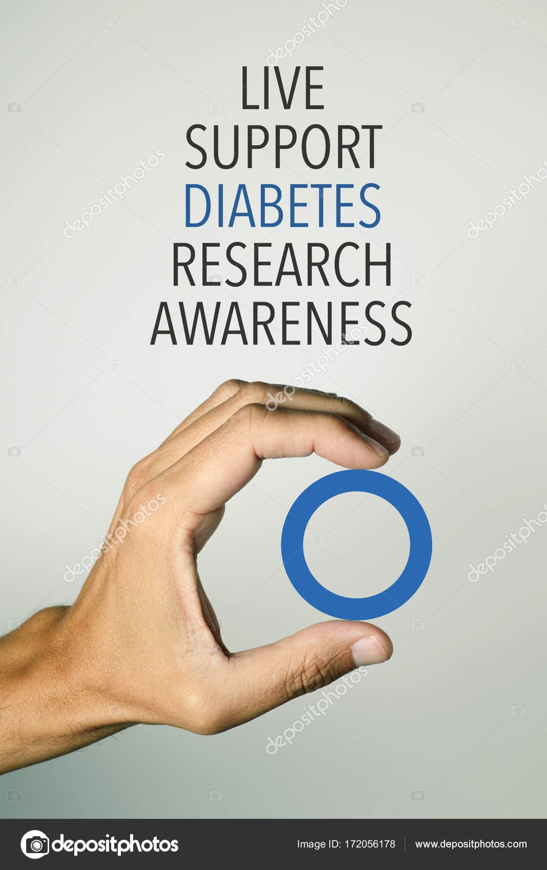 Hand with symbol of diabetes Stock Photo by ©nito103 172056178