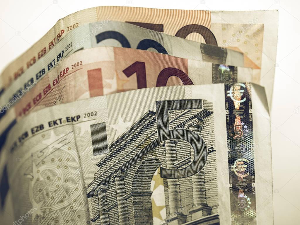 Vintage Euro note — Stock Photo © claudiodivizia #130121570