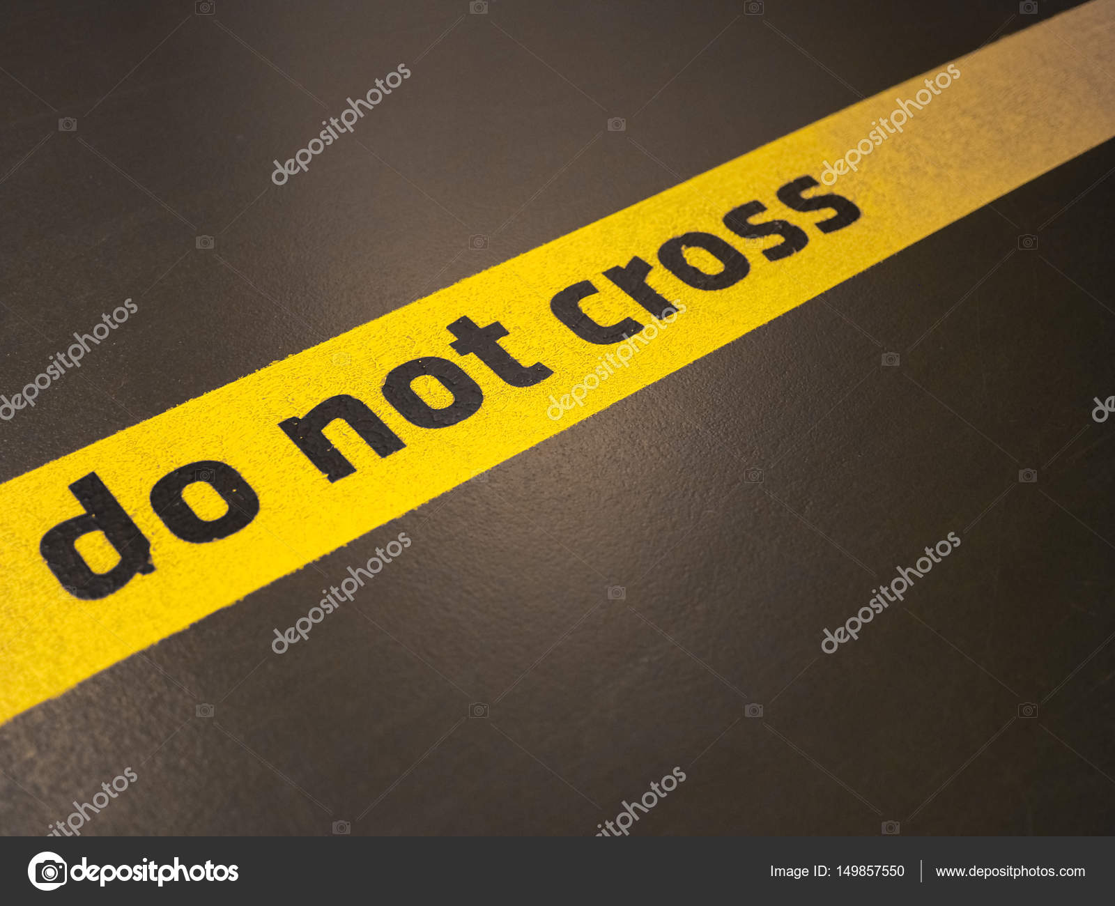 Do not cross sign Stock Photo by ©claudiodivizia 149857550