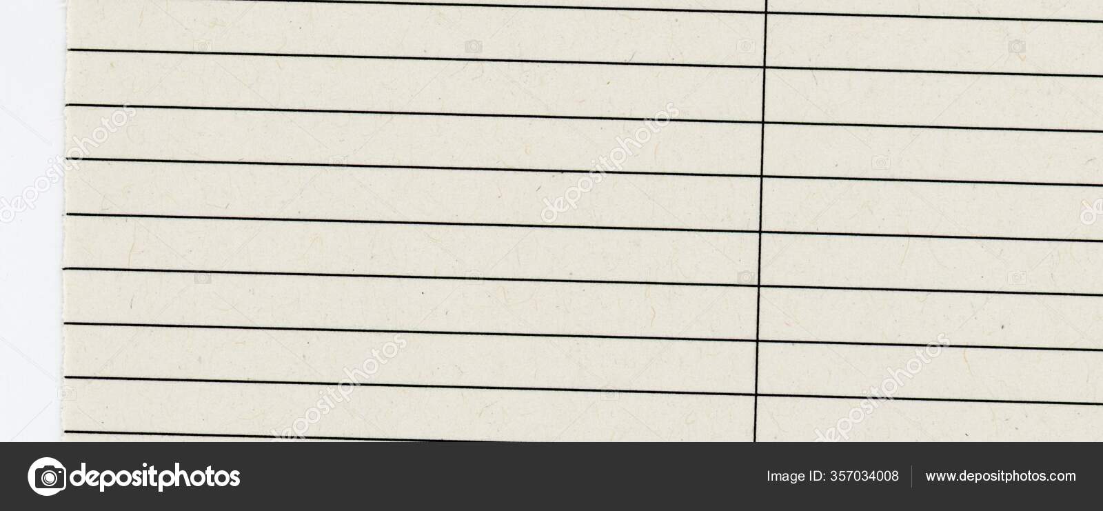 Wide White Ruled Paper Texture Useful Background — Stock Photo ...