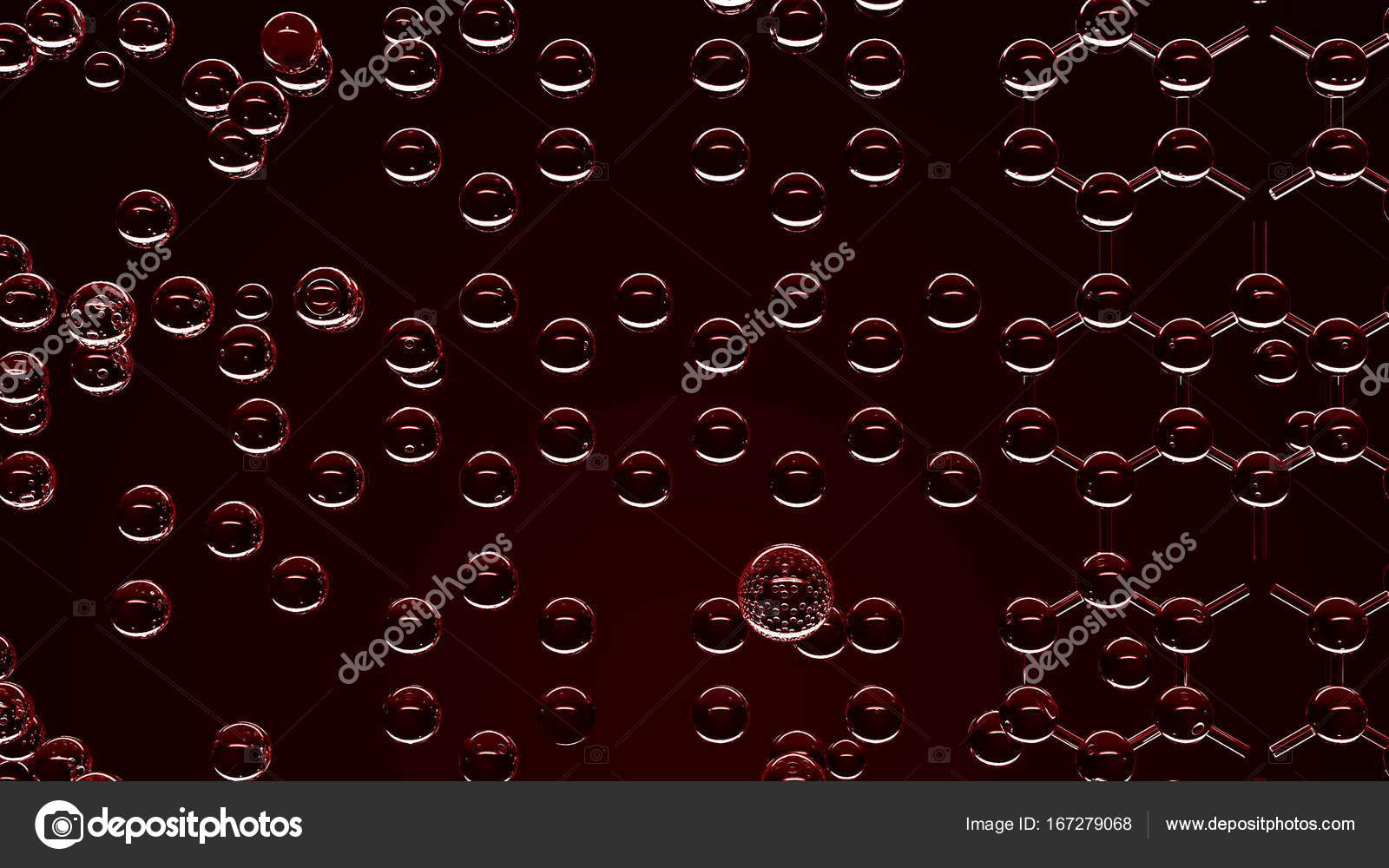 Creating hexagonal molecular structure, 3D rendering — Stock Photo ...