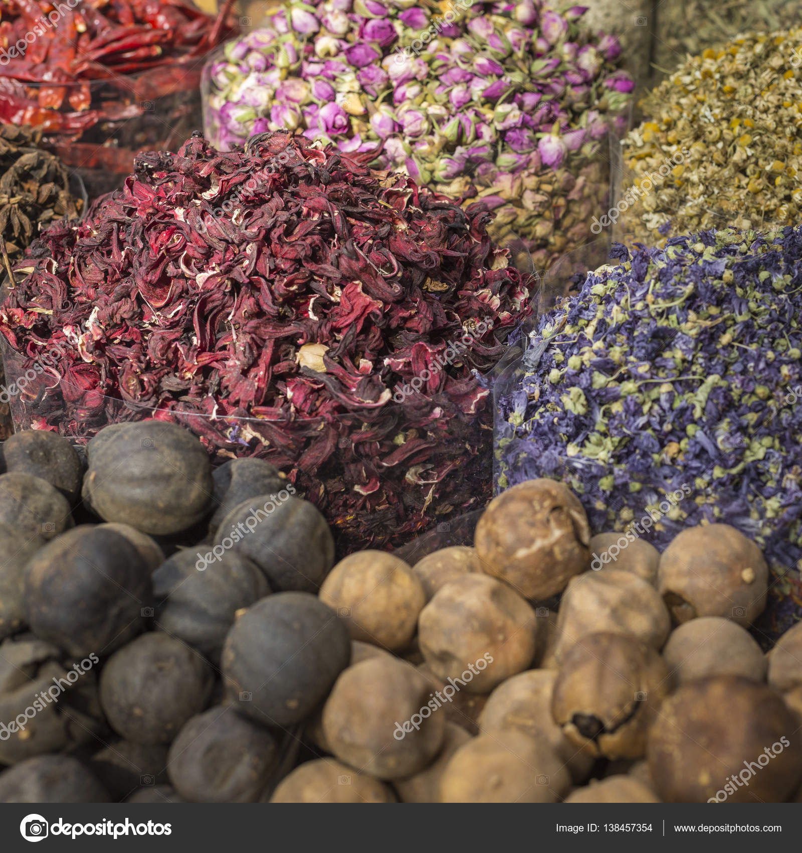 Dubai Spice Souk or the Old Souk is a traditional market in Duba Stock ...
