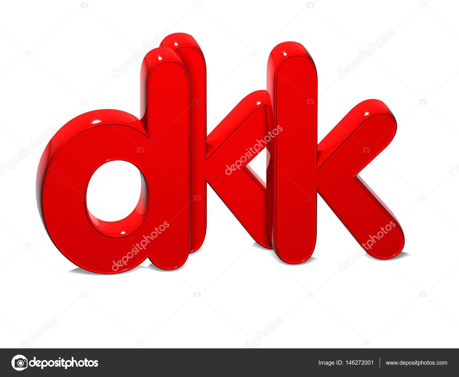 3D Currency DKK over white background. — Stock Photo © Curioso_Travel ...