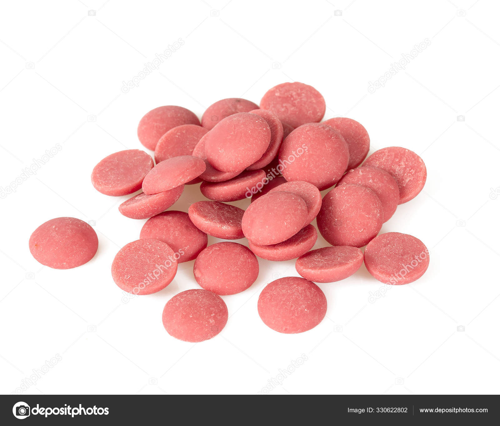 Ruby chocolate isolated on white background Stock Photo by ©dianazh ...