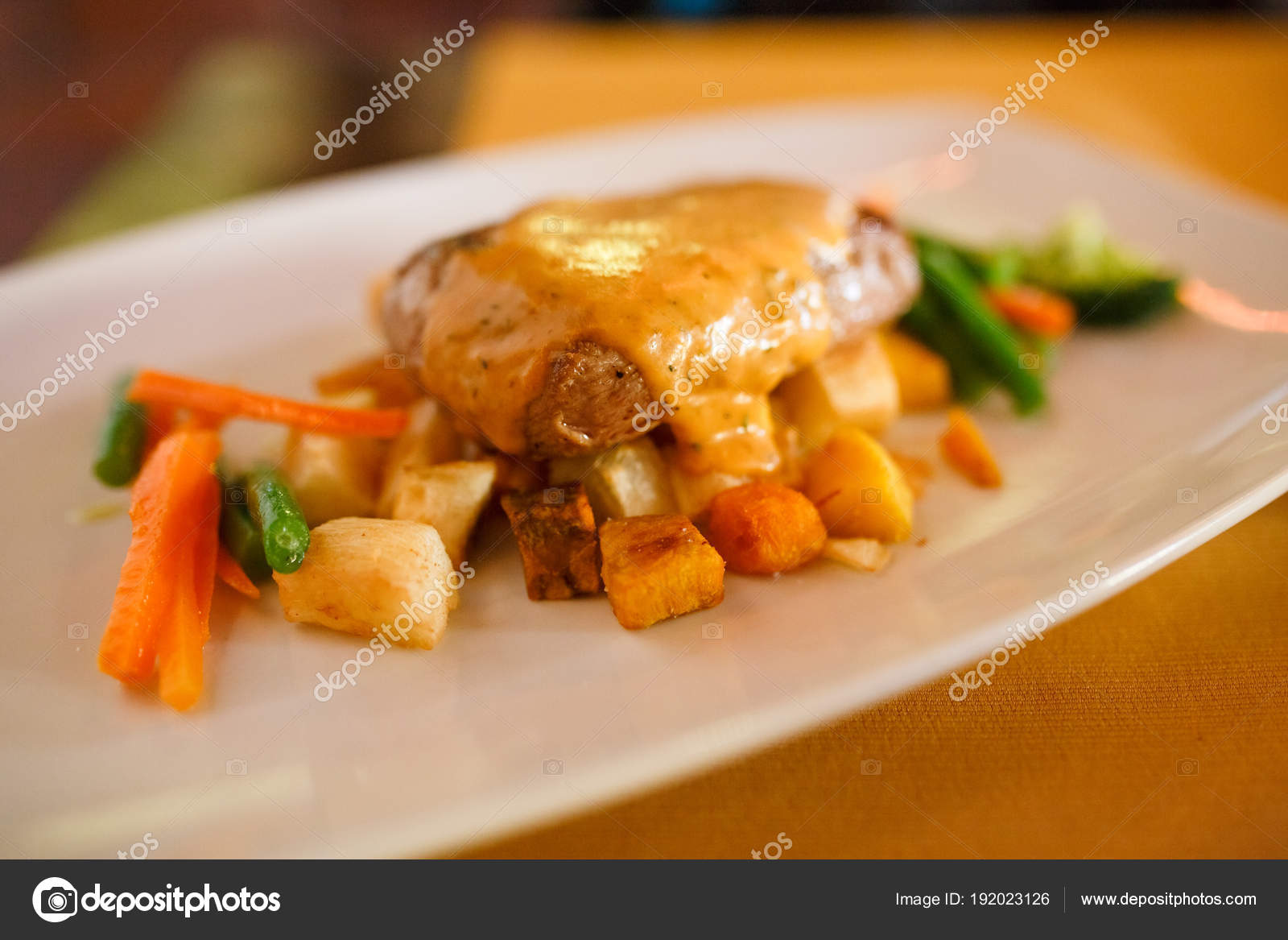 Alpaca meat, peruvian style Stock Photo by ©kotelnyk 192023126