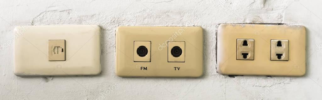 Electrical wall outlet Stock Photos, Royalty Free Electrical wall ...