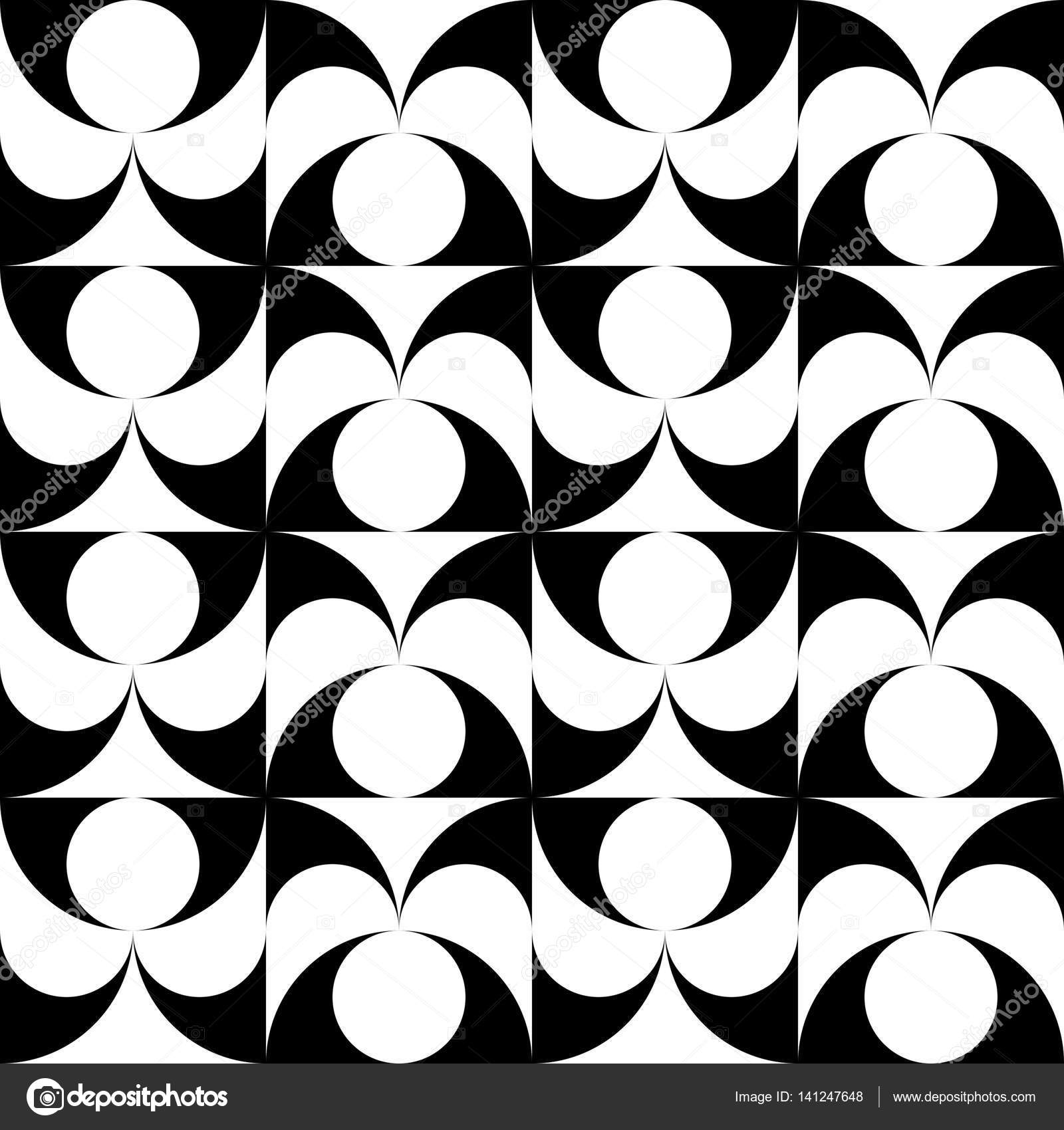 Seamless Curved Shape Pattern Stock Vector Image by ©maxkrasnov #141247648