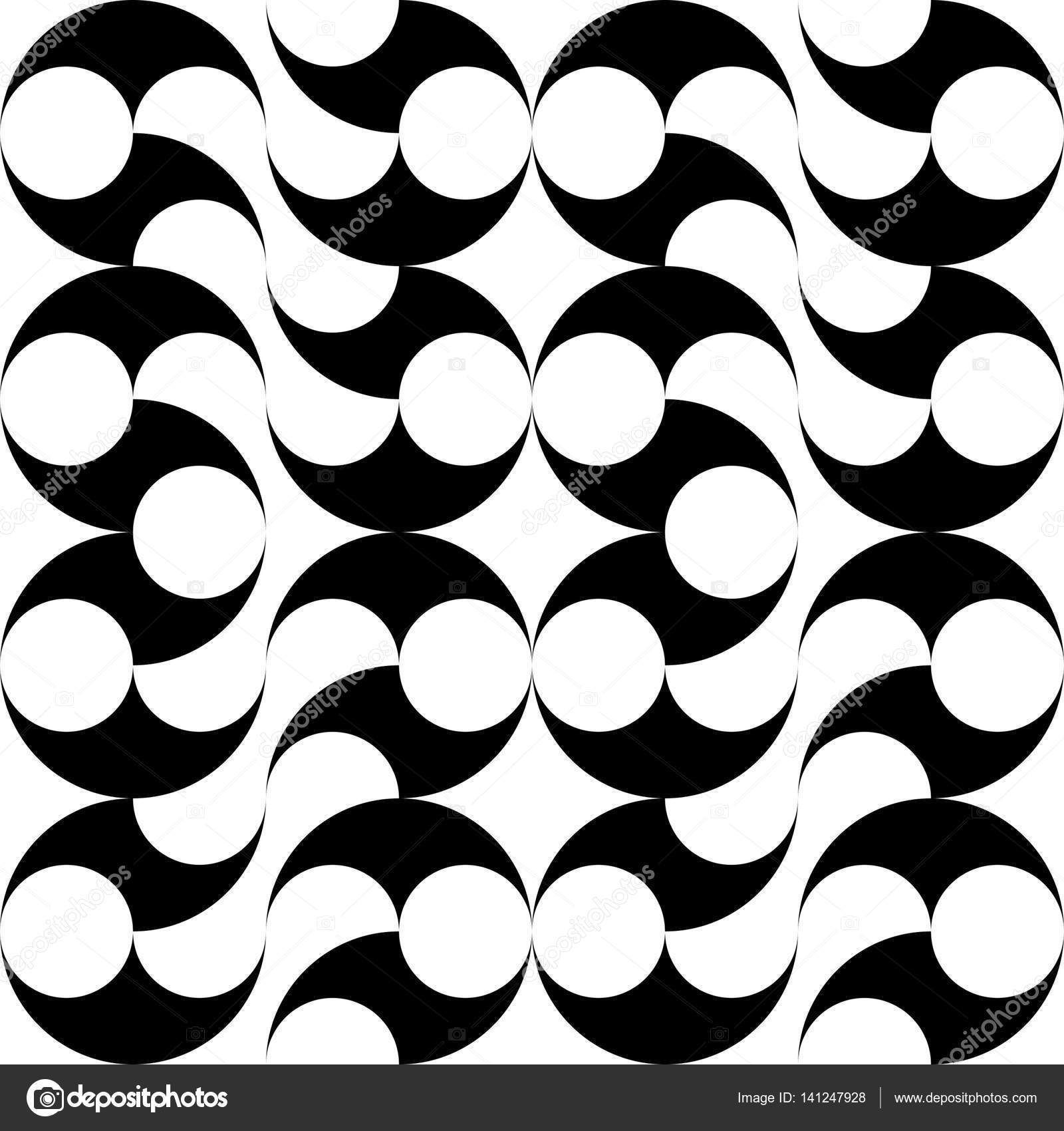 Seamless Curved Shape Pattern Stock Vector by ©maxkrasnov 141247928