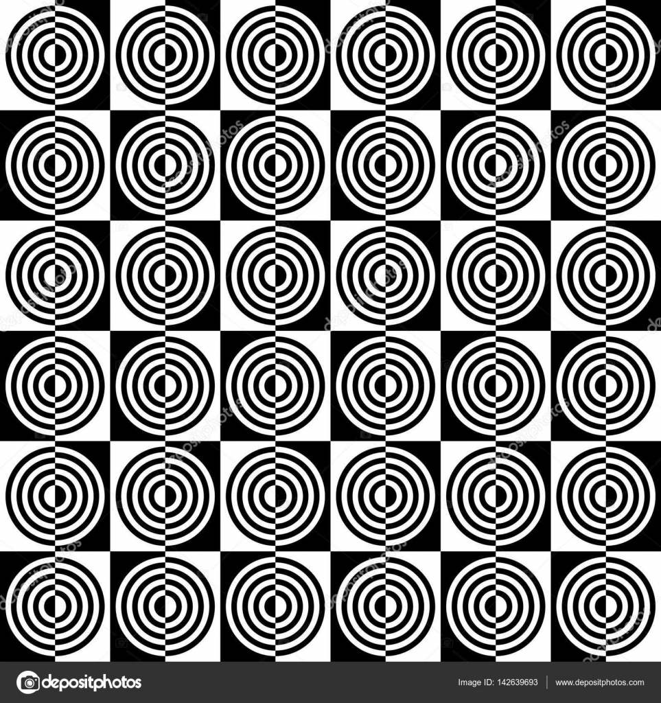 Seamless Square and Circle Pattern Stock Vector Image by ©maxkrasnov ...
