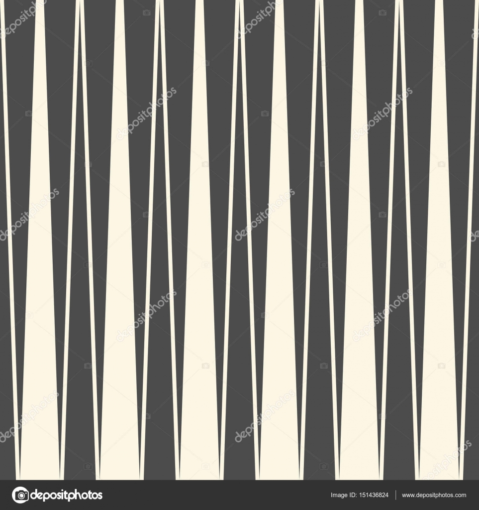 Seamless Vertical Stripe Pattern. Vector Black and White Backgro ...