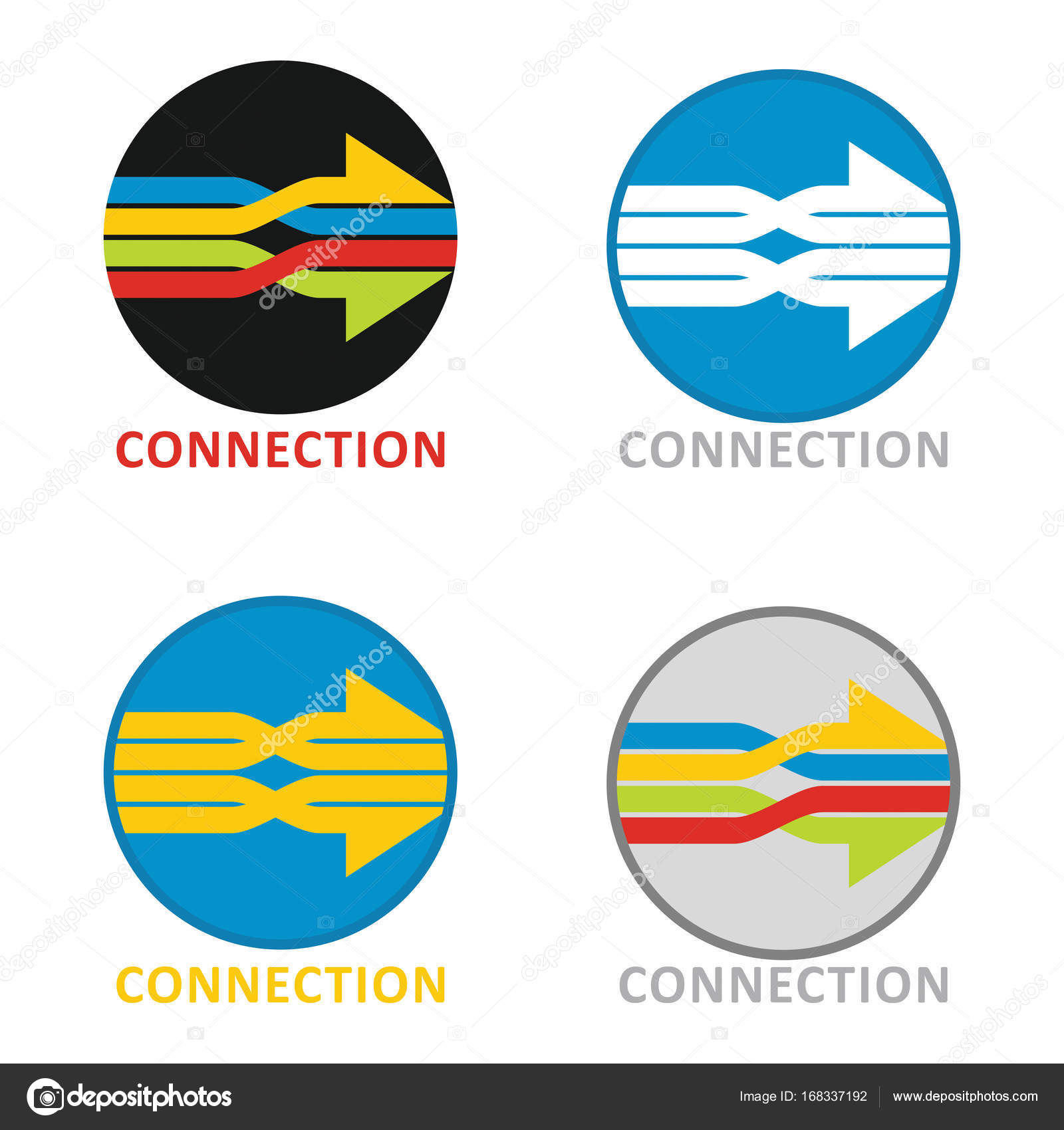 Connection icon set Stock Vector by ©eltoro69 168337192