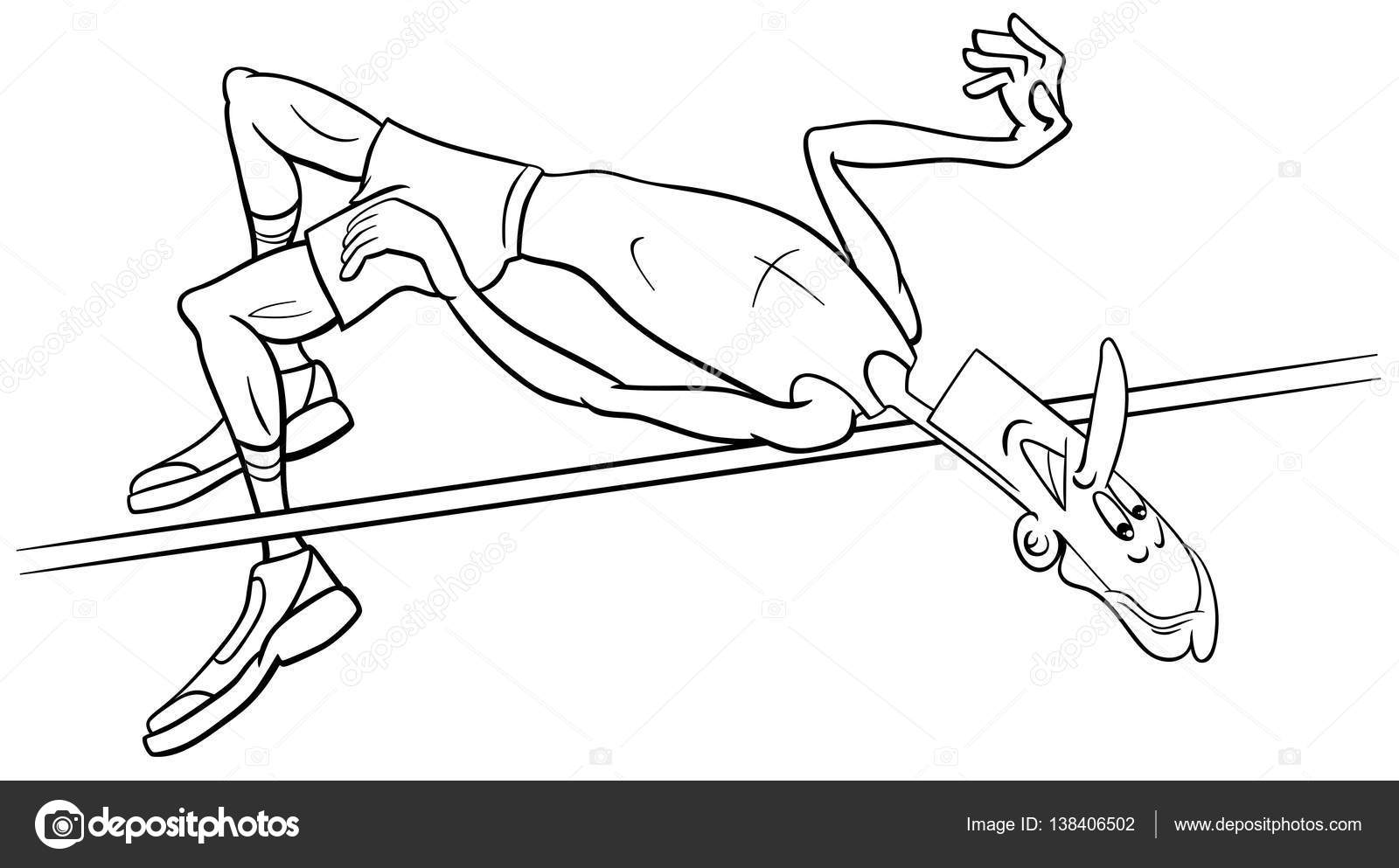 Kleurplaat Atletiekbaan