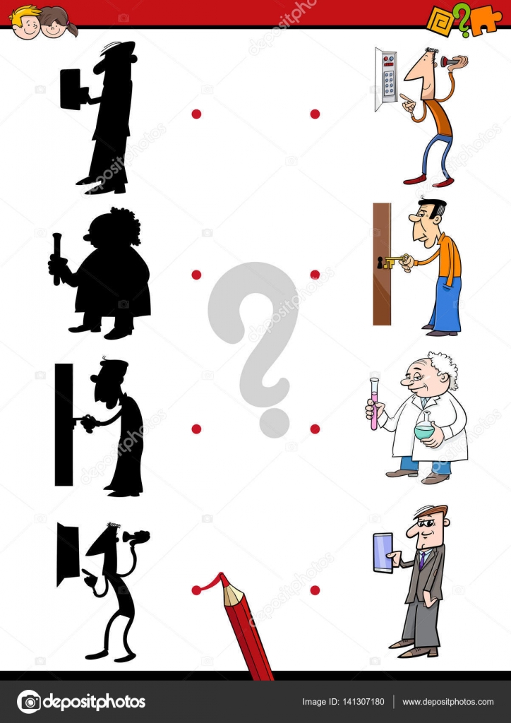 Shadow game with people Stock Vector by ©izakowski 141307180
