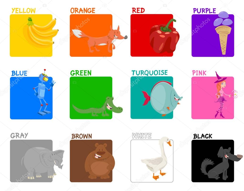 Colores primarios conjunto educativo Vector de stock por ©izakowski ...