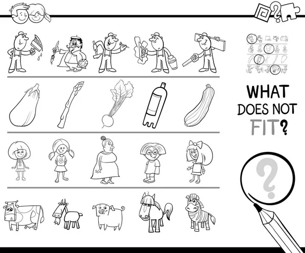 Wrong picture game for coloring Stock Vector Image by ©izakowski #133686142