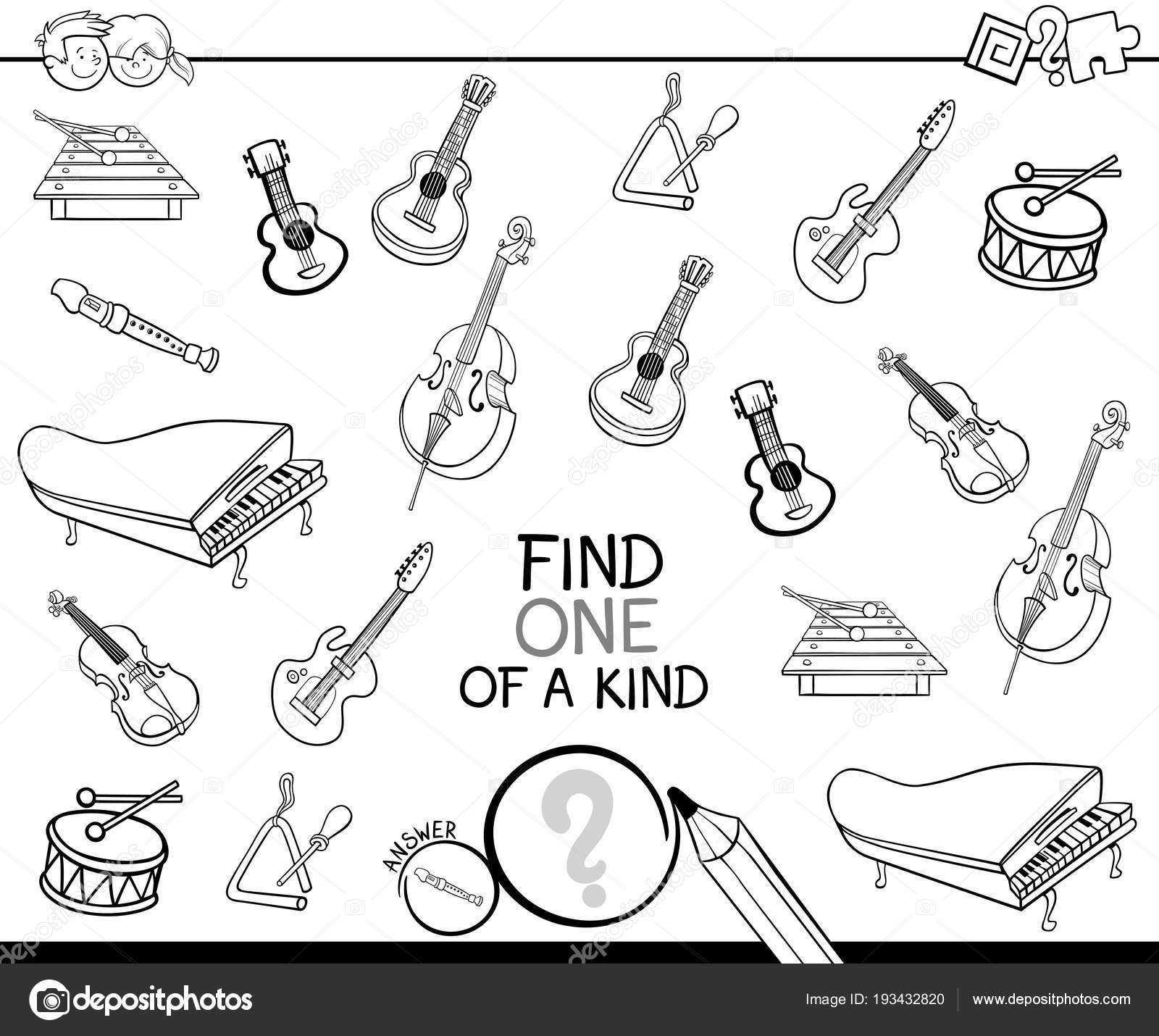 Instrumentos Musicales Para Colorear