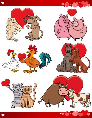 Animals In Love Cartoon