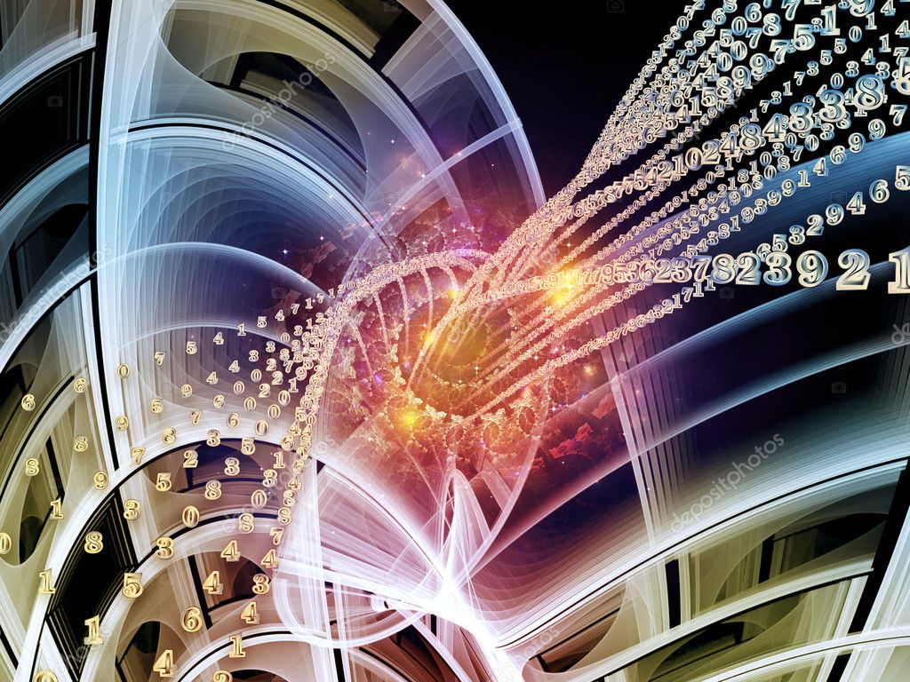 Virtual Infinity background — Stock Photo © agsandrew #127030618