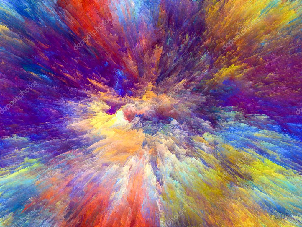 Paint Explosion background Stock Illustration by ©agsandrew #127803416