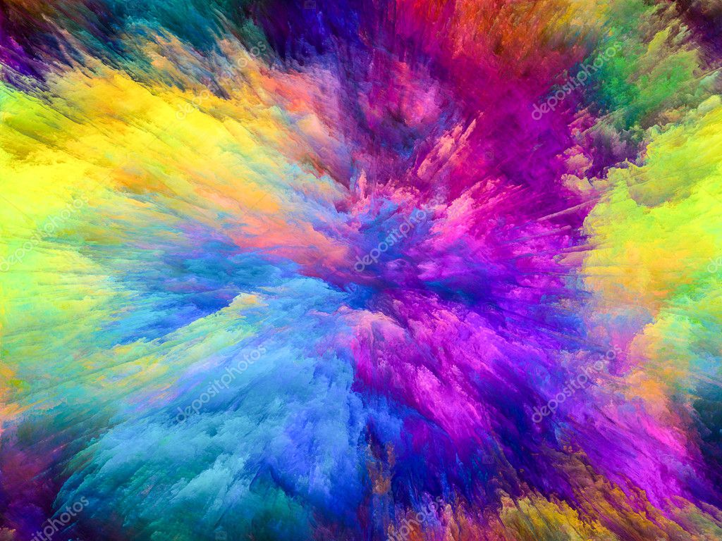 Color Explosion Painting