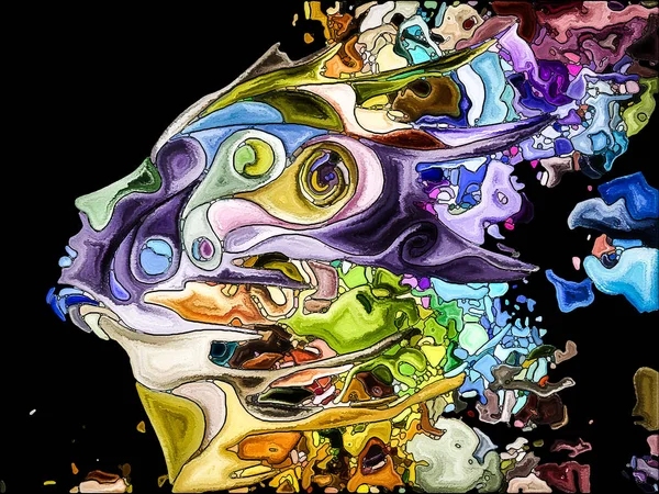 Elements of Self Fragmentation — Stock Photo © agsandrew #132078076