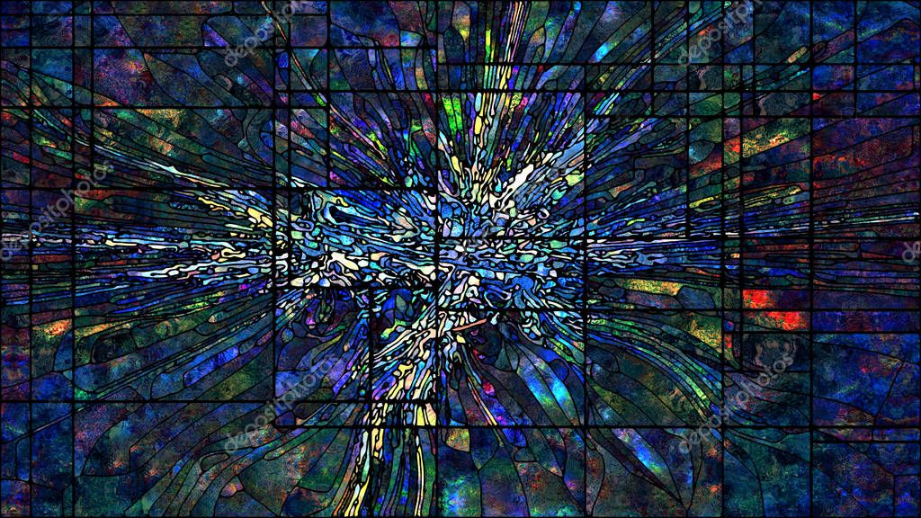 Digital Stained Glass — Stock Photo © agsandrew #130327024