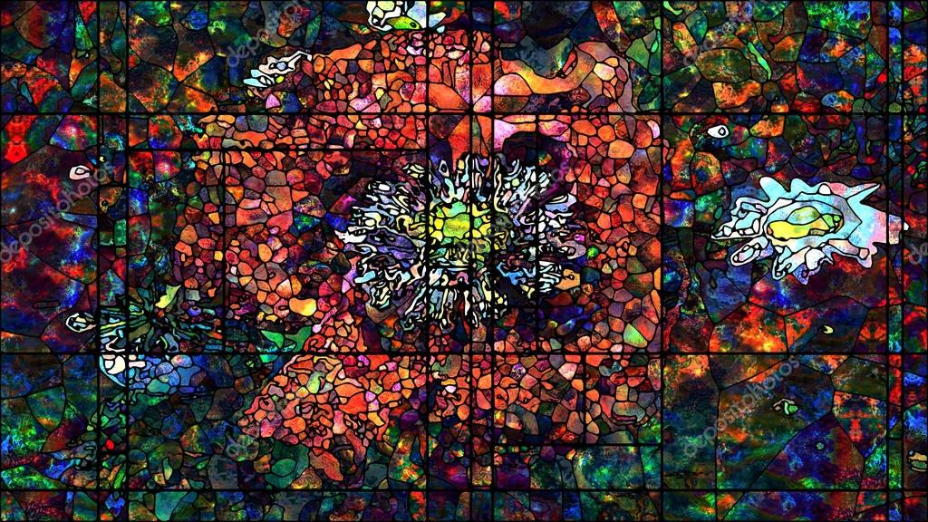Virtual Stained Glass Stock Photo by ©agsandrew 130327054