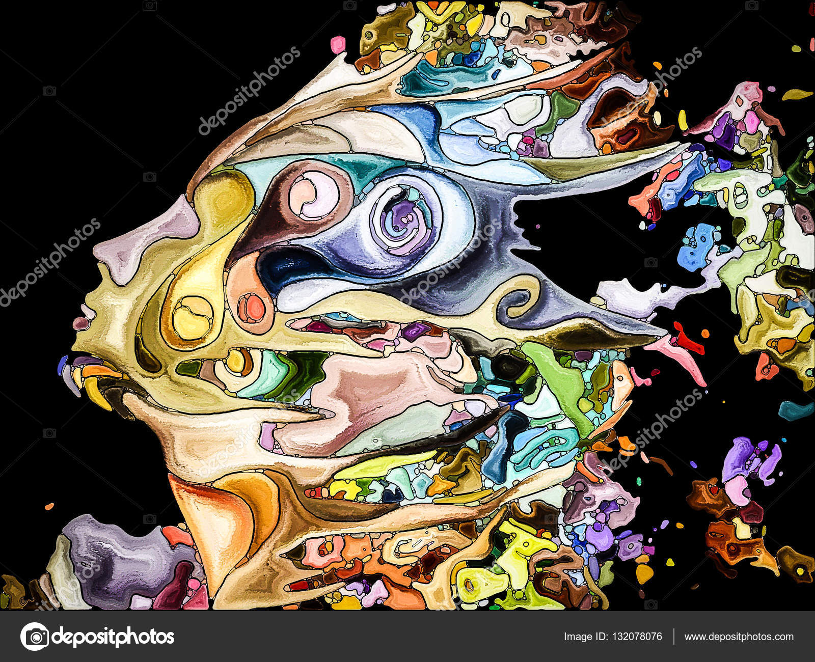 Elements of Self Fragmentation — Stock Photo © agsandrew #132078076