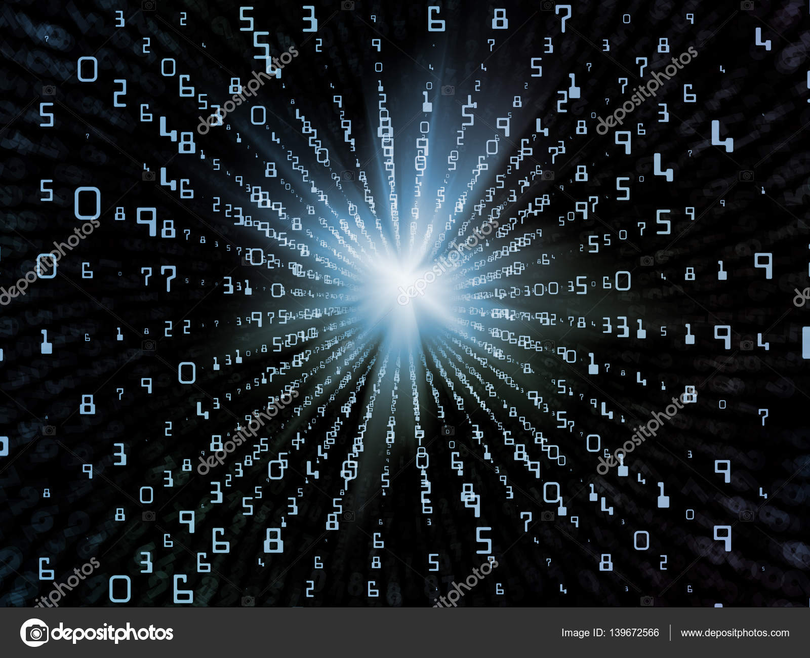 Conceptual Integers background Stock Photo by ©agsandrew 139672566