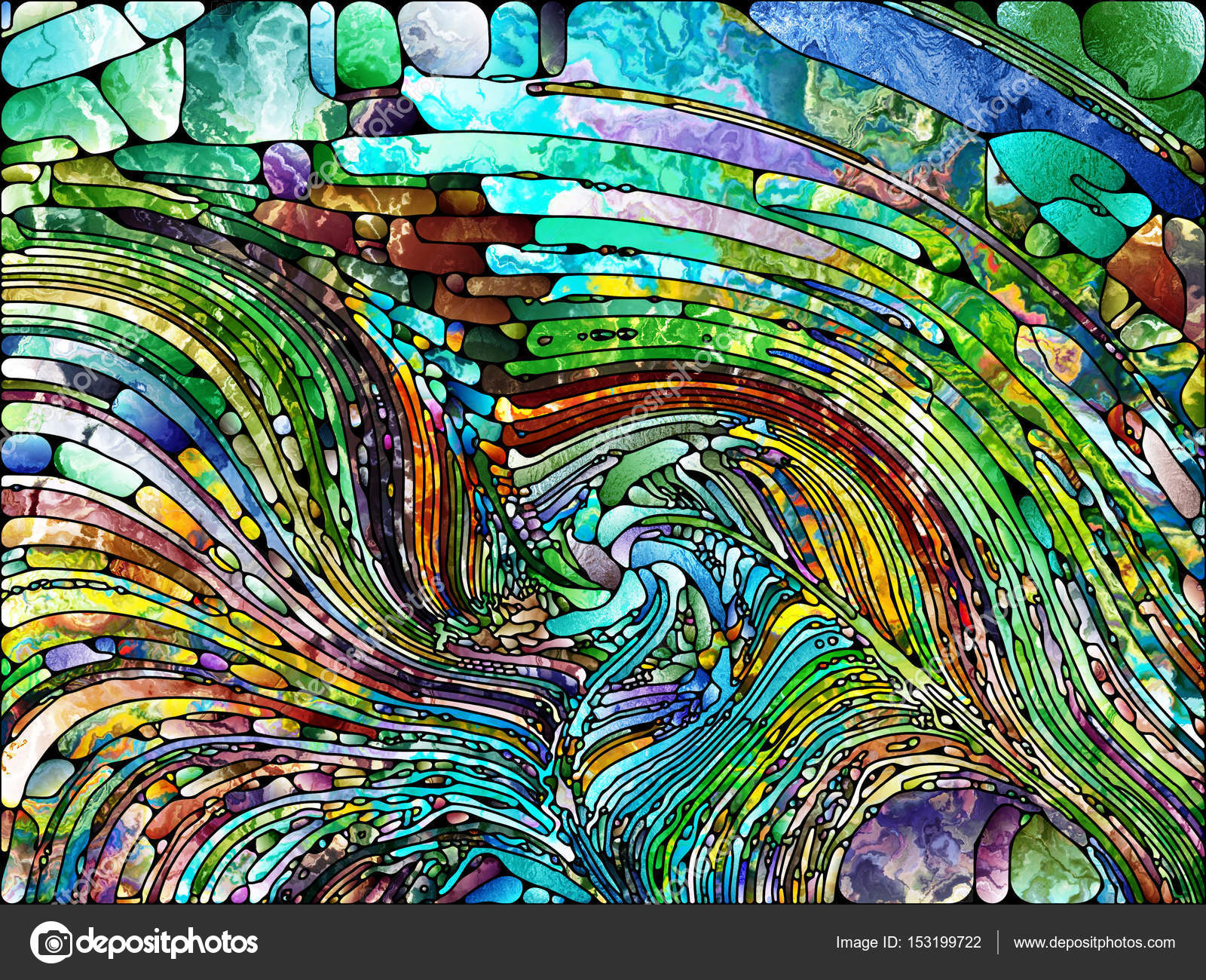 Diversity of Leaded Glass — Stock Photo © agsandrew #153199722