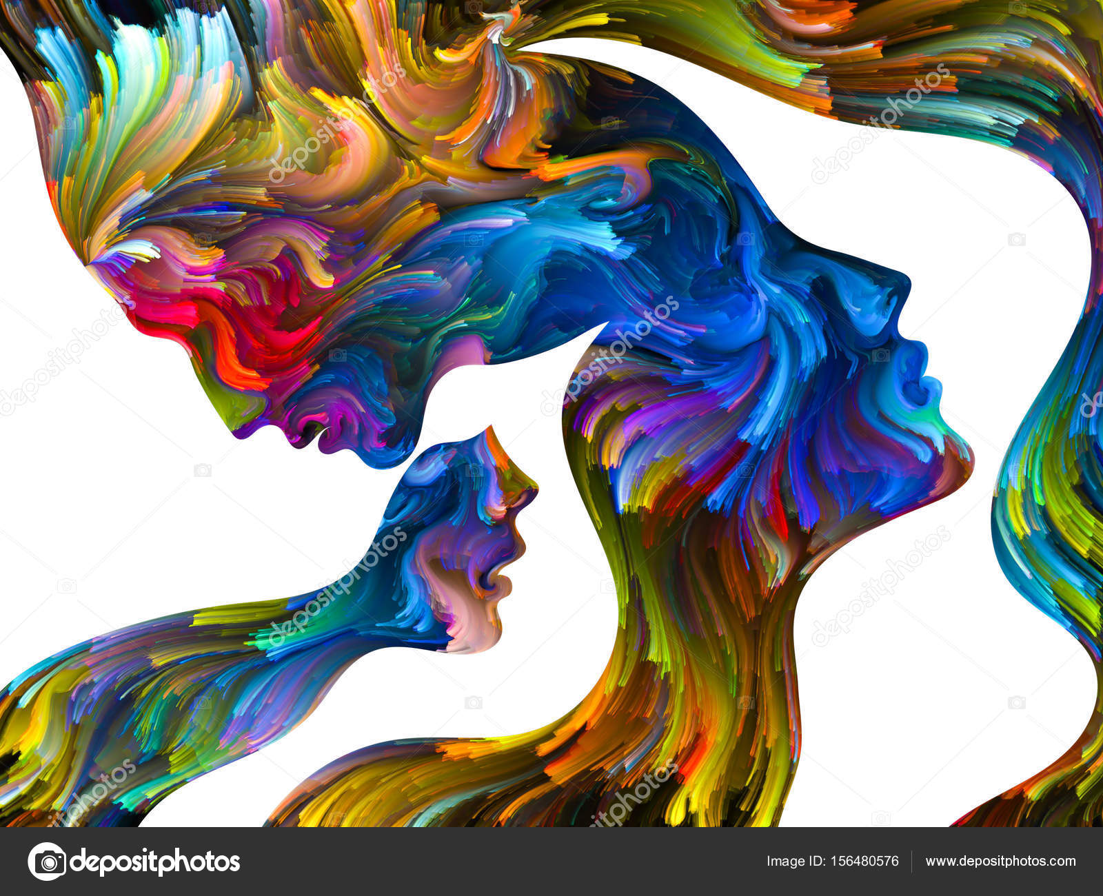 Abstract Portrait background Stock Photo by ©agsandrew 156480576