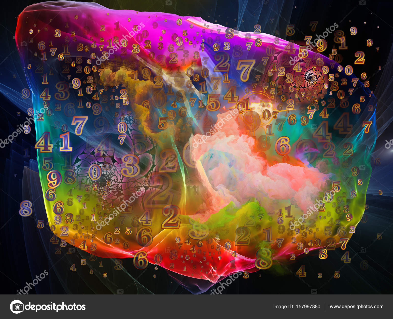 Emergence of Math Visualization Stock Photo by ©agsandrew 157997880