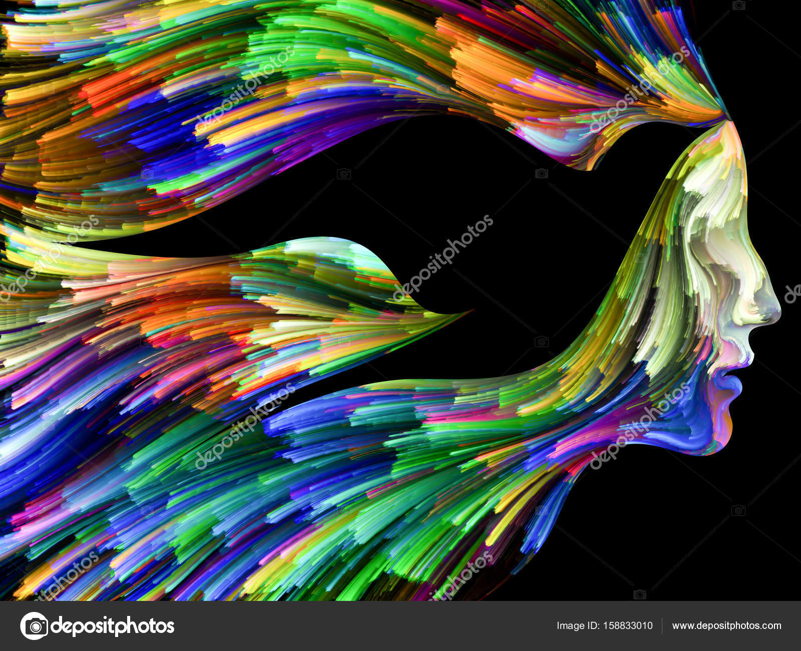 Vivid Imagination background — Stock Photo © agsandrew #158833010