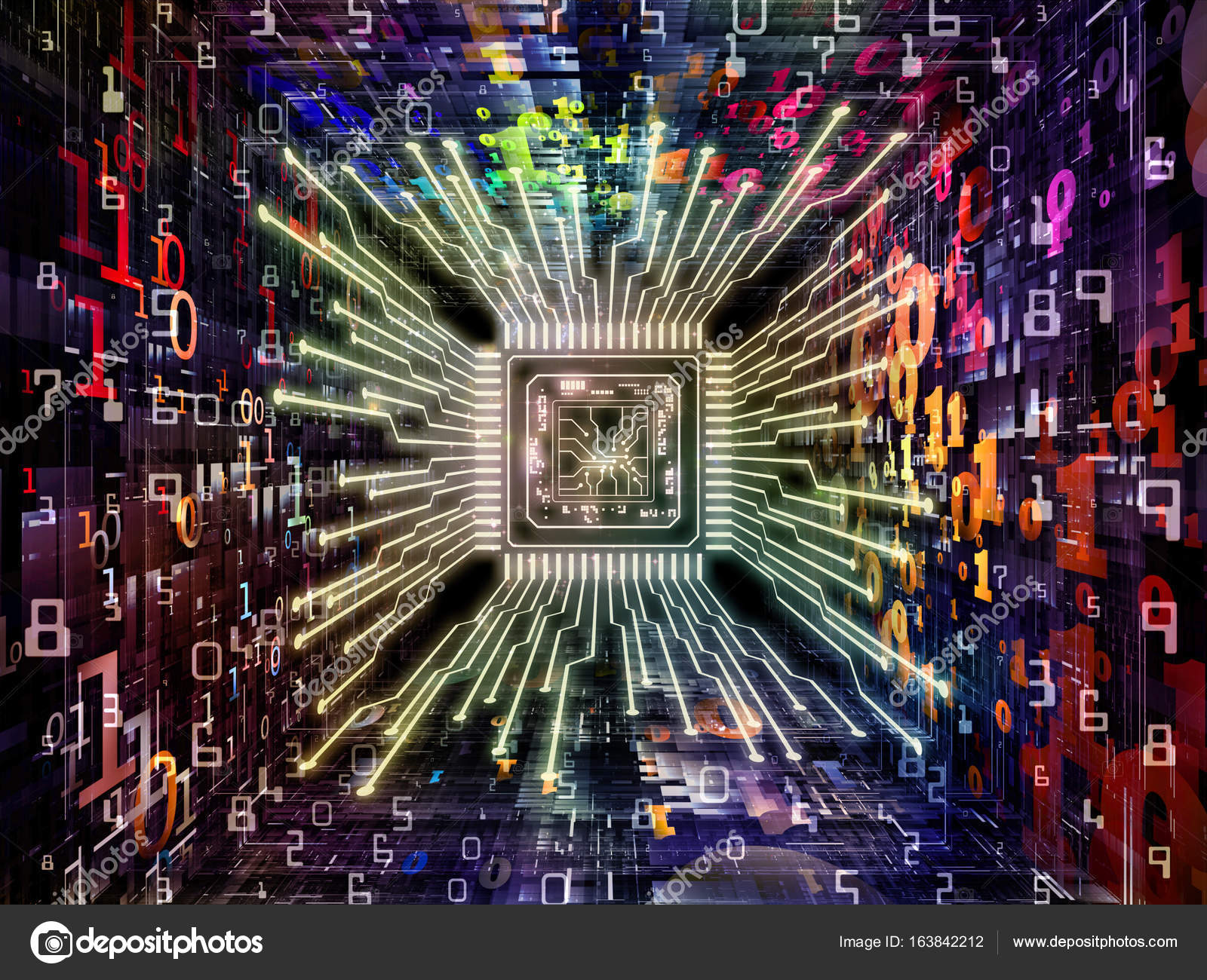 Vision of Computer CPU Stock Photo by ©agsandrew 163842212