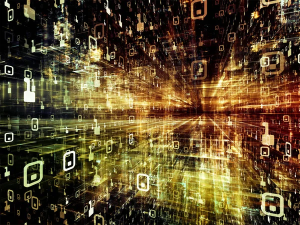 Fire of Digital World - Stock Image - Everypixel