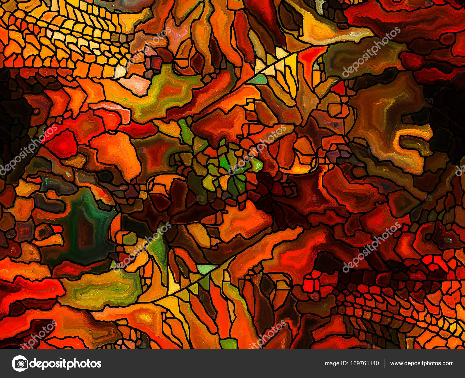 Organic Pattern Visualization Stock Illustration by ©agsandrew #169761140