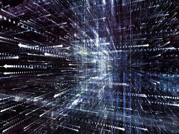 Exploding Digital World - Stock Image - Everypixel