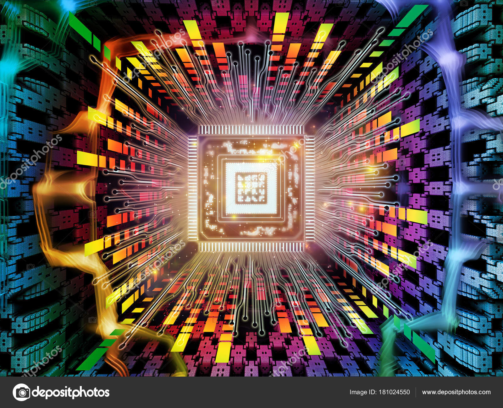 Advance of Digital Processor Stock Photo by ©agsandrew 181024550